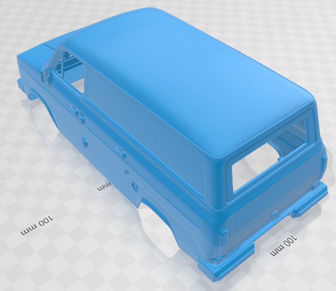Ford Transit PanelVan 1978 - Printable Car - 3D Model - STL - 3D ...