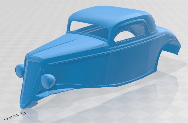 Hot Rod Printable Body Car – 3D Printable Shop