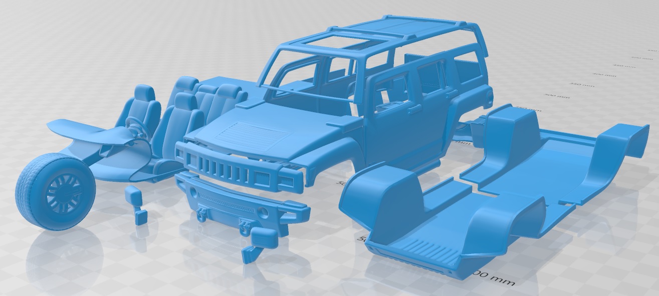 Hummer H3 Blueprint