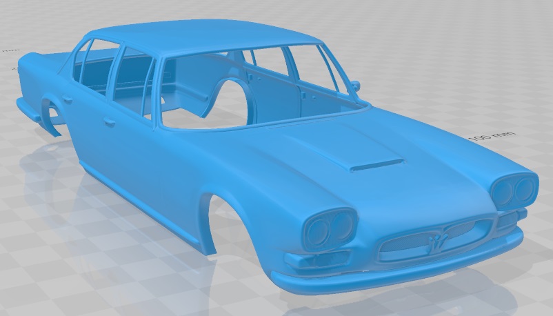 Maserati Quattroporte 1966 – 3D Model – STL - 3D Printable Shop