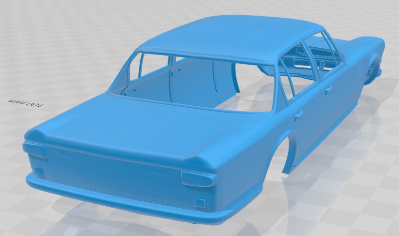 Maserati Quattroporte 1966 – 3D Model – STL - 3D Printable Shop