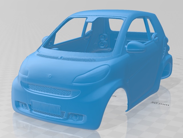Smart Printable Body Car – 3D Model – STL – 3D Printable Shop