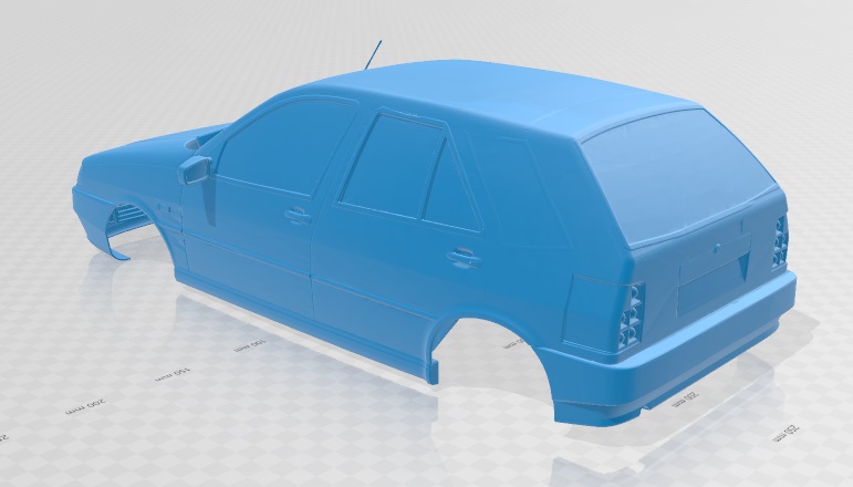 Fiat Tipo Printable Body Car - 3D Printable Shop
