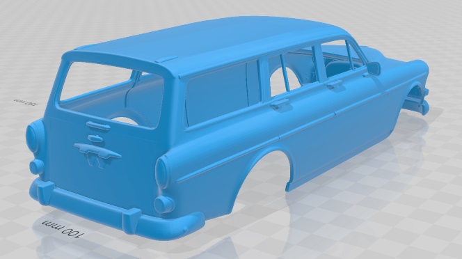 Volvo Amazon Wagon 1961 Printable Body Car - 3D Printable Shop