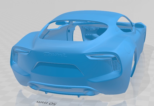 Maserati Alfieri 2014 - 3D Model - STL - 3D Printable Shop