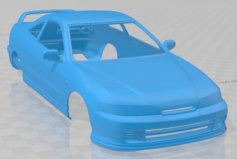 Honda Integra Type R Coupe 1995 - 3D Model - STL - 3D Printable Shop