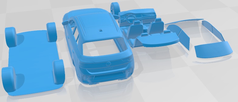 Volkswagen T Roc R line 2022 - 3D Model - STL - 3D Printable Shop
