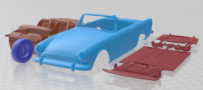 Sunbeam Tiger 1967 – 3D Model – STL – 3D Printable Shop